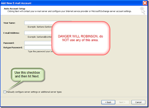 Outlook settings for godaddy email - icaso